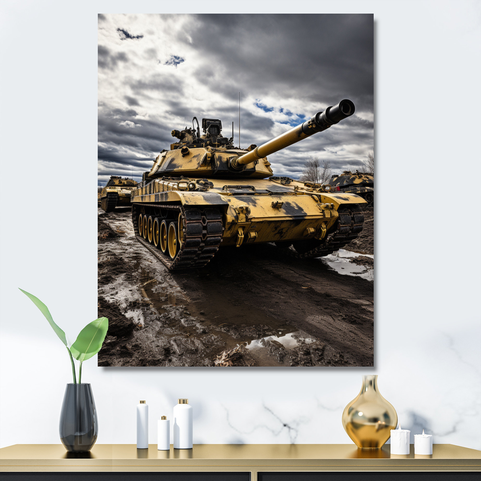 Design Art Soldiers Steely Resolve II - Print on Canvas | Wayfair