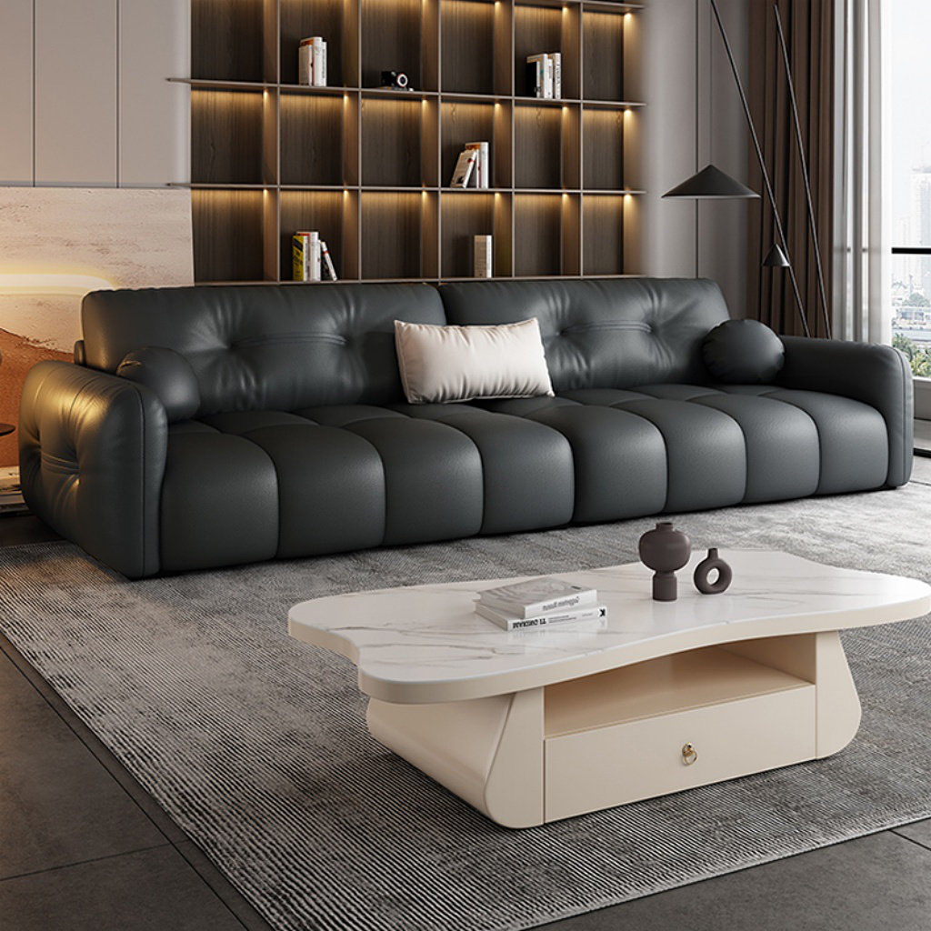 Walkoly French Cream Style Living Room Sofa | Wayfair