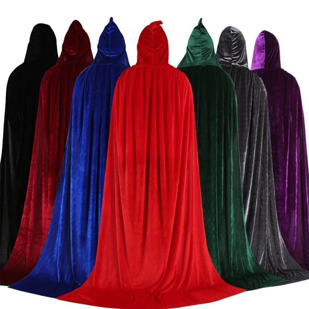 Fleur De Lis Living Vampire Cape Cloak Hooded Cloak Halloween Medieval ...