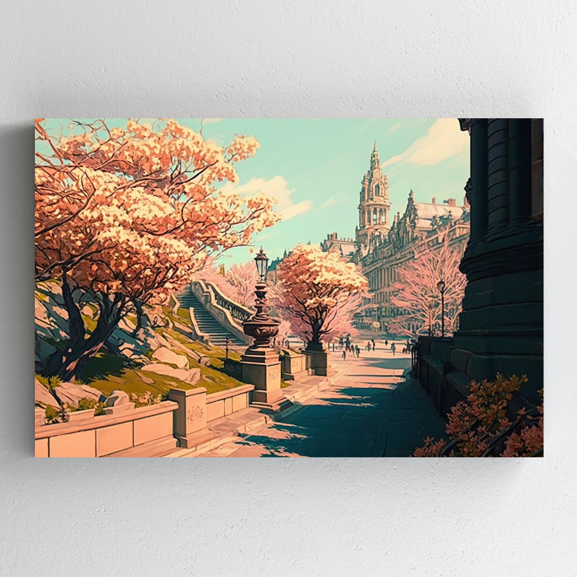 Winston Porter Chrisina Cityscape Of Newcastle On Canvas Graphic Art ...