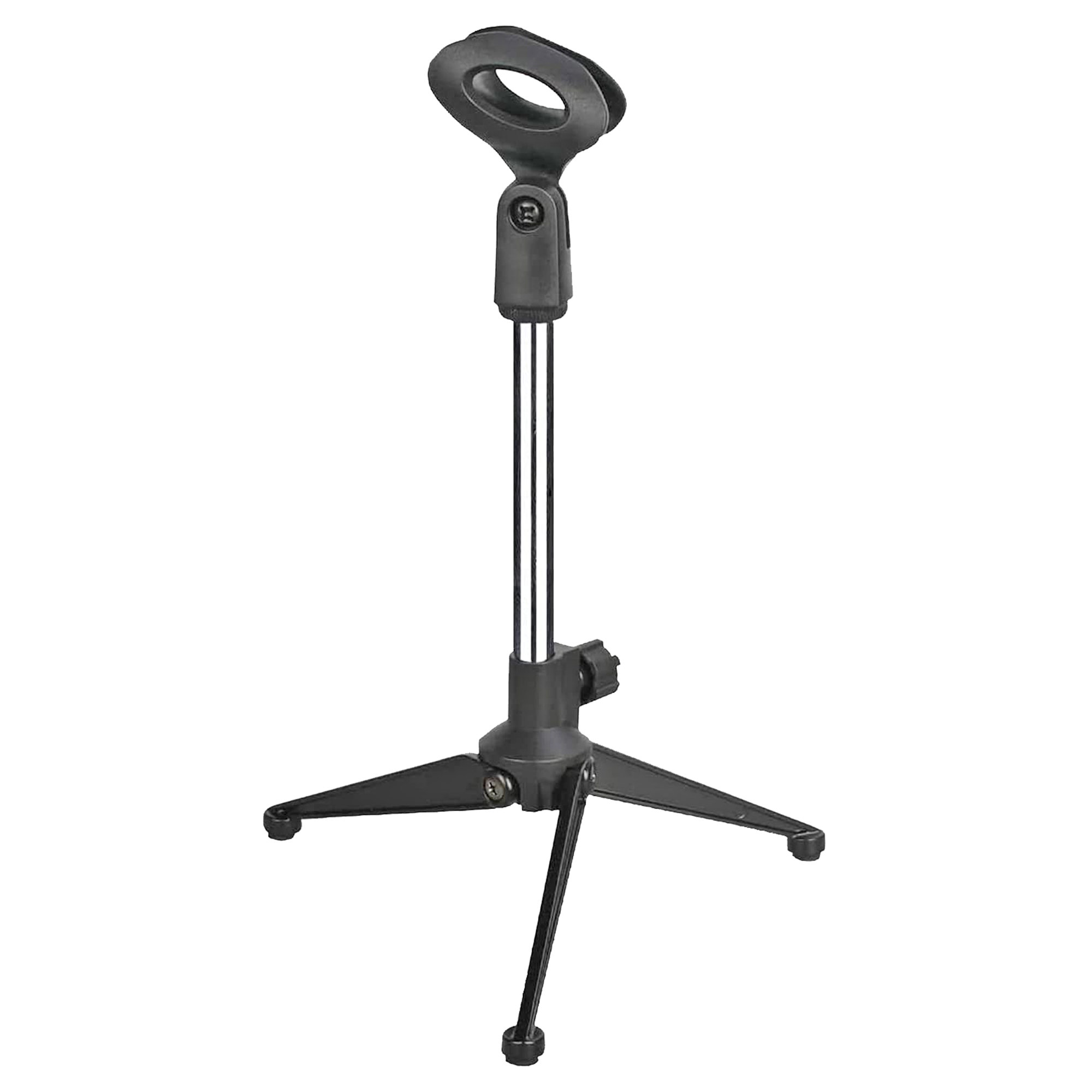 5 Core Desk Mic Stand Pair Height Adjustable Table Tripod Portable ...
