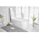 Ebern Designs Jakeil 71'' x 31.4'' Freestanding Soaking Acrylic Bathtub ...