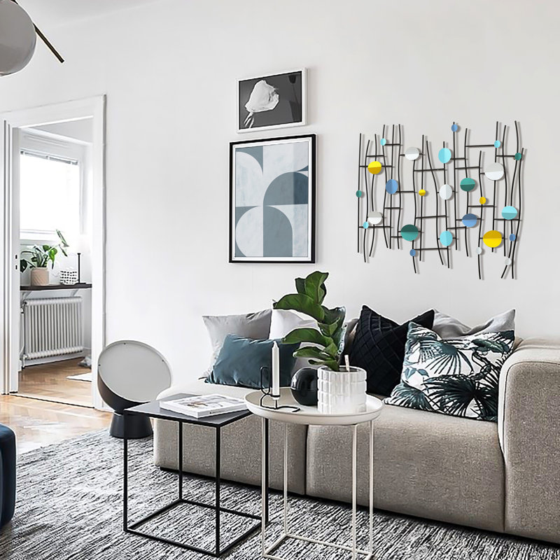 Brayden Studio® Handmade Metal Abstract Wall Decor | Wayfair