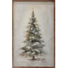 Winston Porter Pine Tree With Star Framed On Wood Print & Reviews | Wayfair