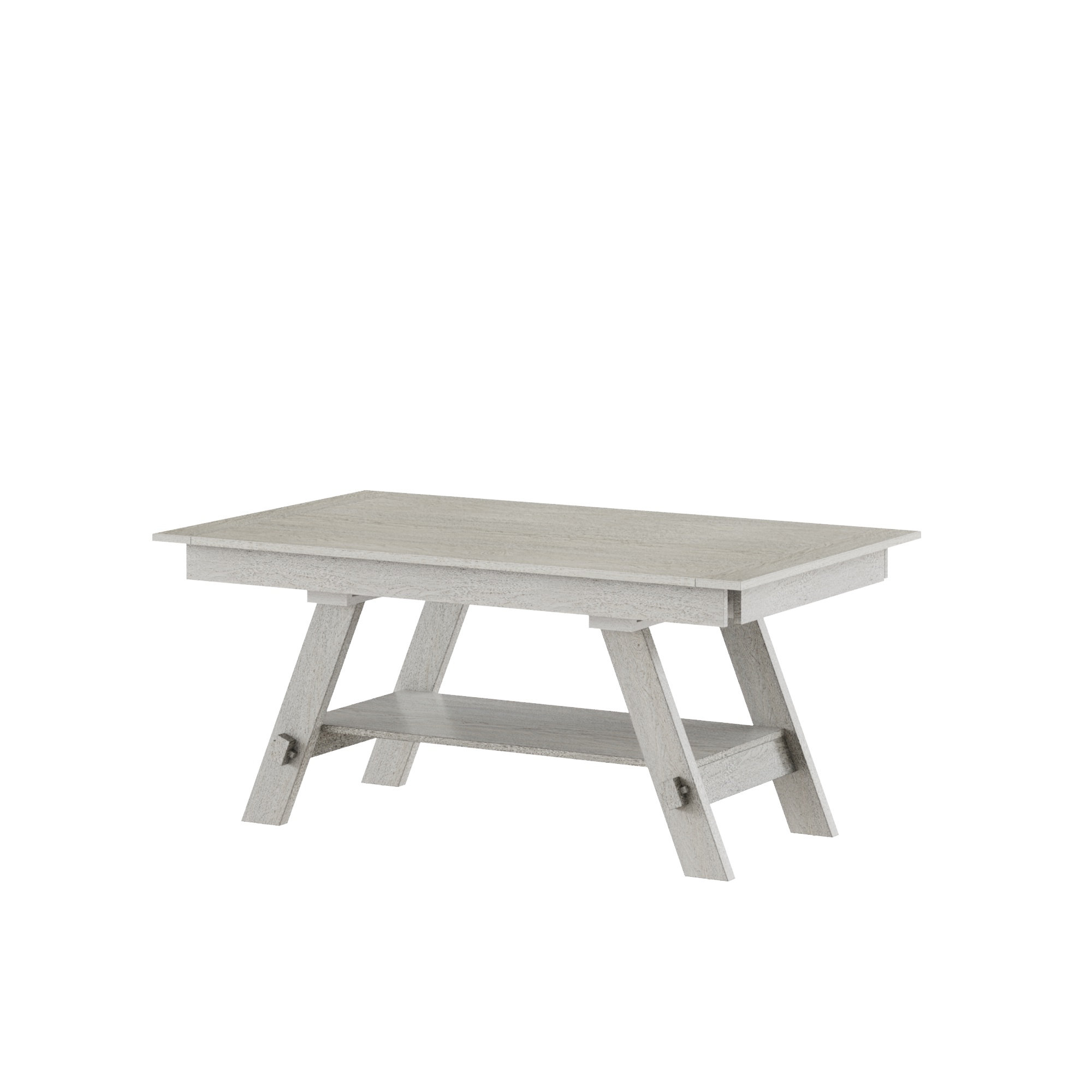 Ivy Bronx 100" Extendable Solid Wood Dining Table, Modern Farmhouse ...