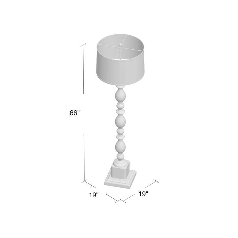 Three Posts™ Melnick 66" Floor Lamp & Reviews | Wayfair