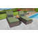 Beachcrest Home Ertha Outdoor Wicker Chaise Lounge Set with Table | Wayfair