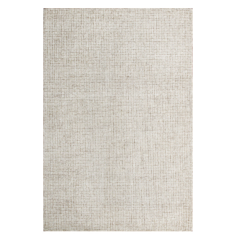 Rosecliff Heights Ceresa Hand Tufted Wool Gingham Rug & Reviews | Wayfair