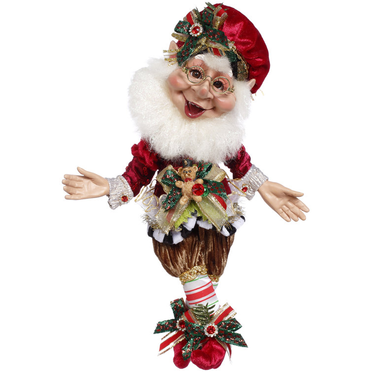 Mark Roberts Christmas Collection Teddy Bear Elf, Small - 12 Inches ...