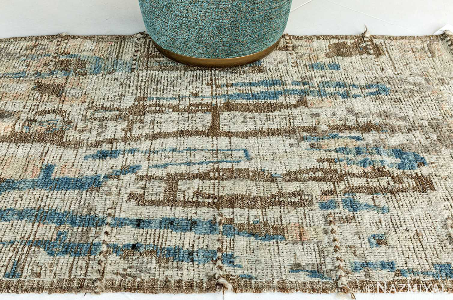 Nazmiyal Collection Nature Inspired Colors Modern Distressed Rug | Wayfair