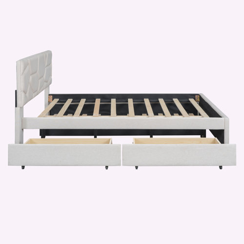 Wrought Studio Daulton Storage Platform Bed | Wayfair