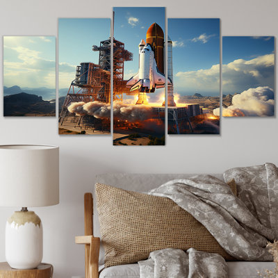 space shuttle wall decal