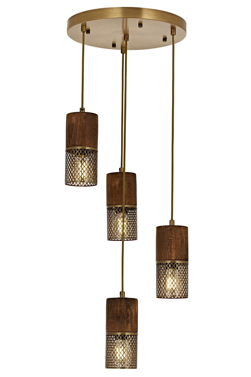 Mercer41 Demps 4 - Light Shaded LED Chandelier | Wayfair.ie