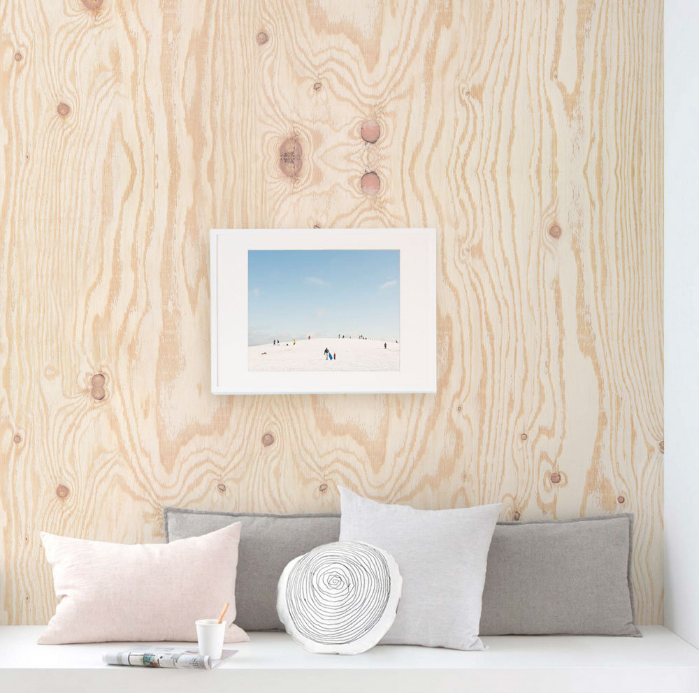 Foundry Select Plywood 4-Piece Peel and Stick Wallpaper Panel - Wayfair ...