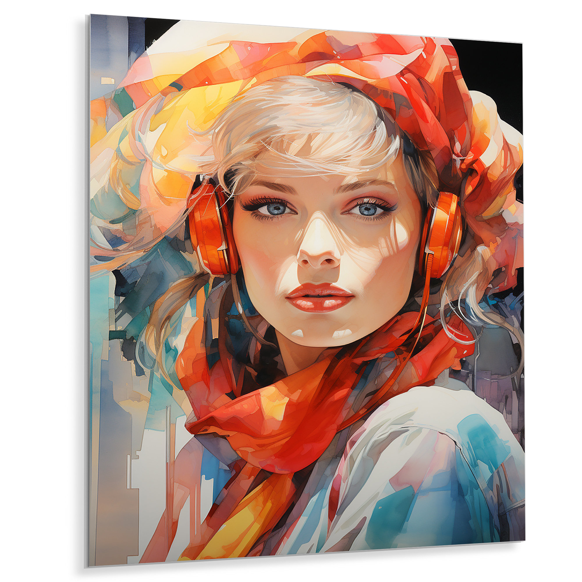 Latitude Run® " Fashion 1980S Bold Portrait " on Metal | Wayfair