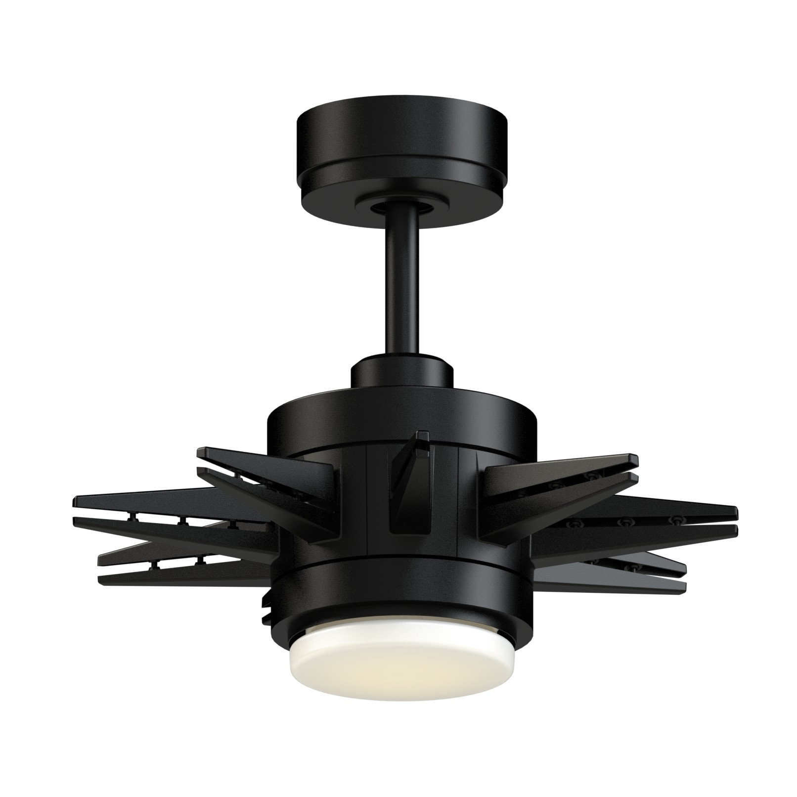 Fanimation Odyn Custom Outdoor Ceiling Fan DC Motor with LED Light Kit ...