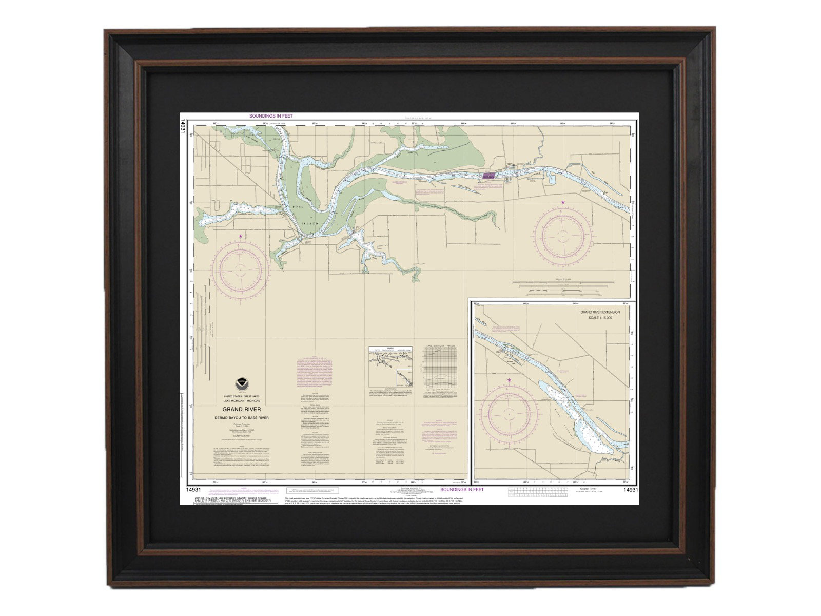 Longshore Tides Grand River, Michigan From Dermo Bayou To Bass River ...