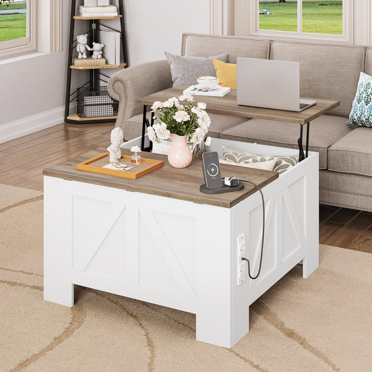 Brambly Cottage Square Lift Top Coffee Table With Storage | Wayfair.co.uk