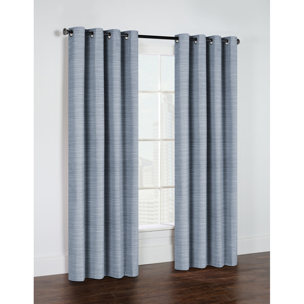 Latitude Run® Zavin Solid Room Darkening Thermal Grommet Curtain Panel ...