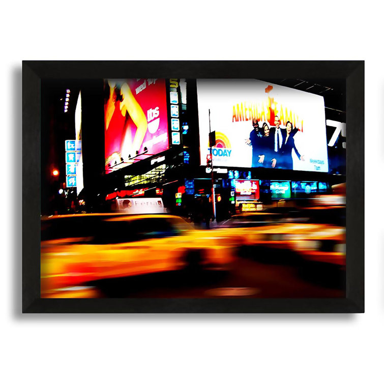 Brayden Studio New York City Rush Hour - Single Picture Frame Art ...