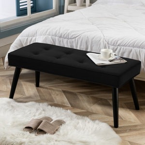 George Oliver Evalene Upholstered Bench "& Reviews" | Wayfair