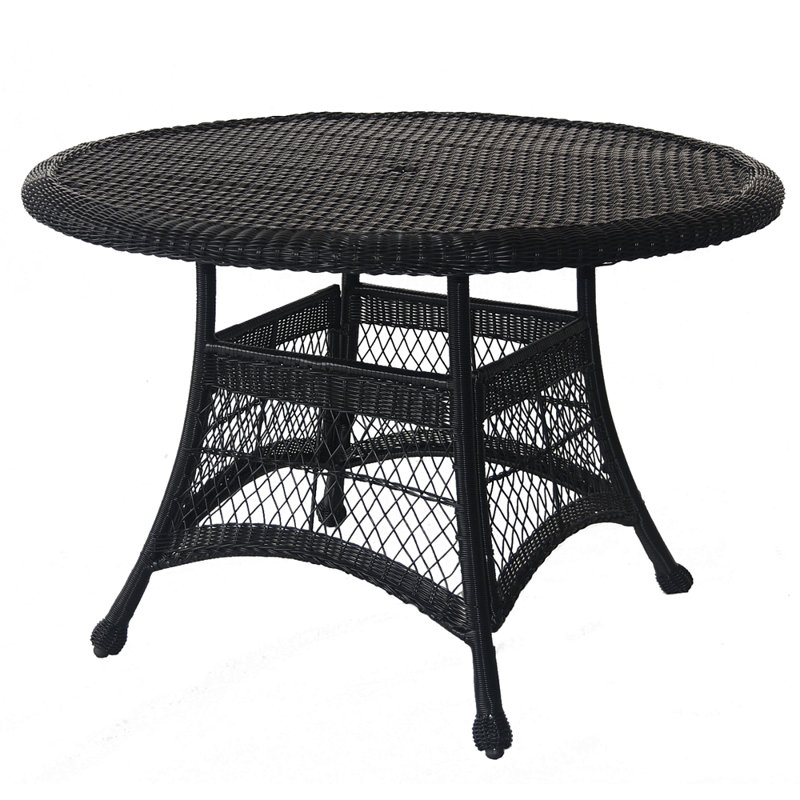 Charlton Home® Starcher Wicker Dining Table & Reviews | Wayfair