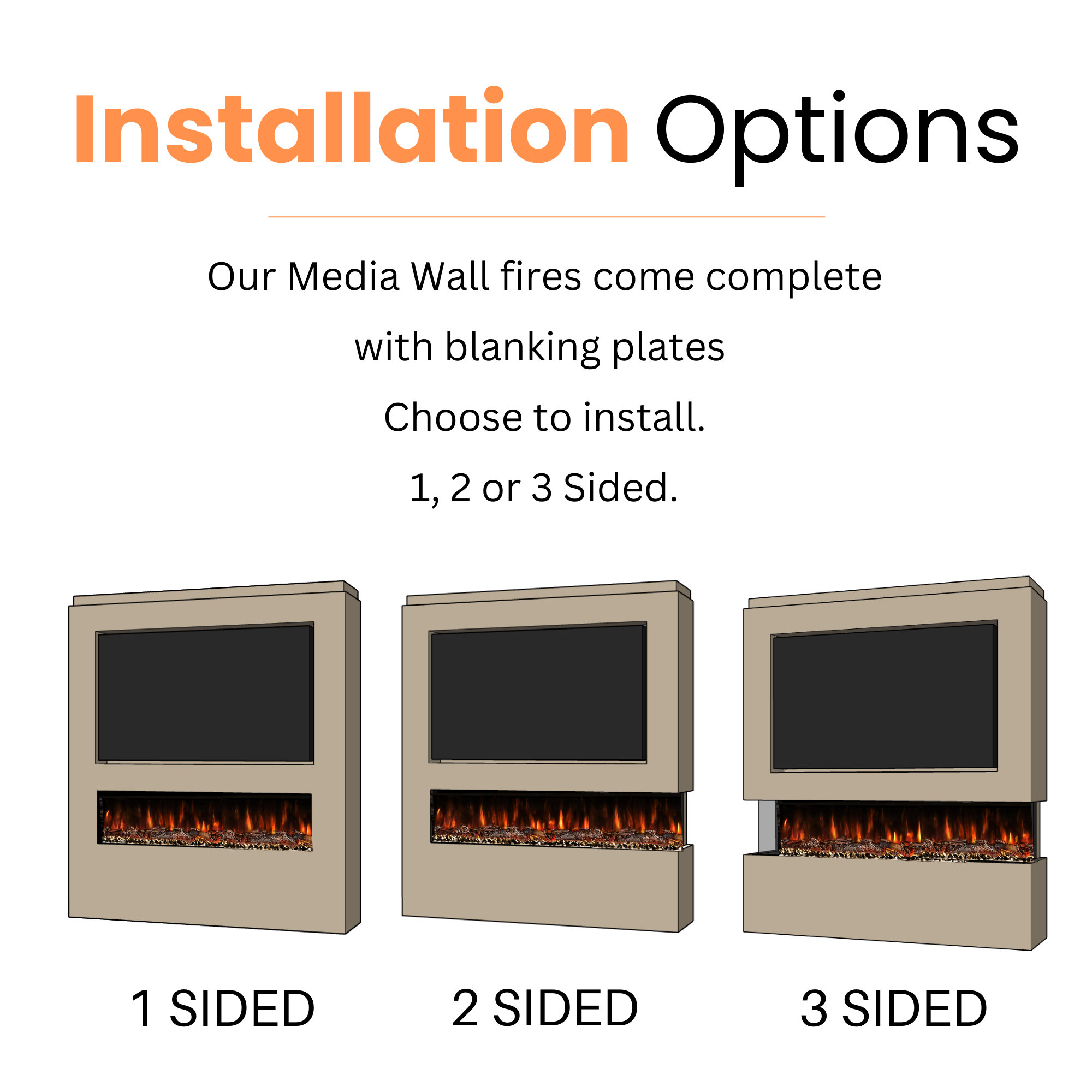 Evolution Fires Advance Series 2000mm Electric Fireplace | Built-In ...
