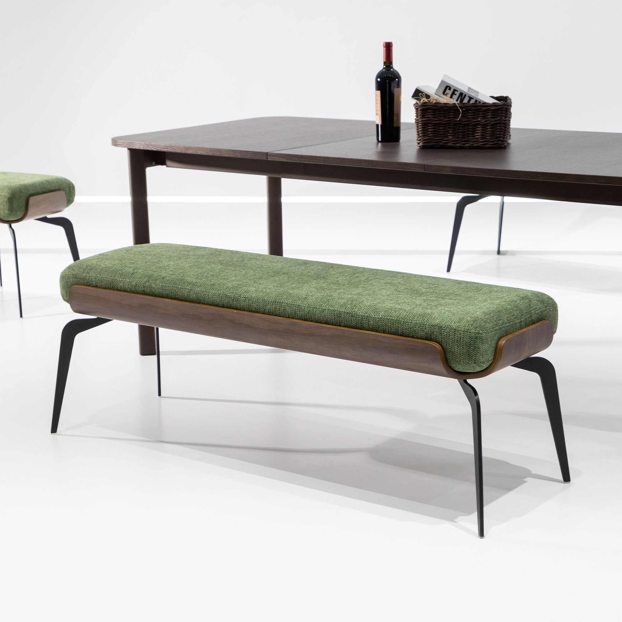 Williston Forge Kadlecz Polyester Blend Upholstered Bench & Reviews ...