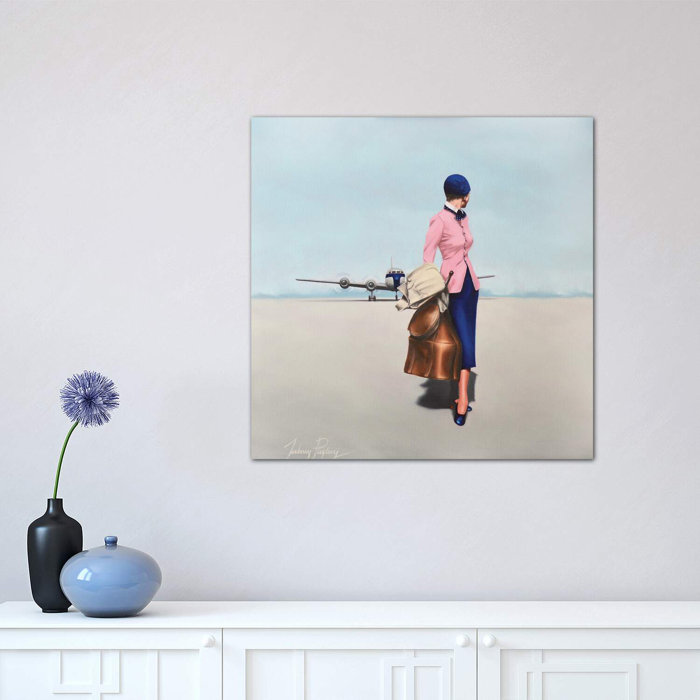 Bless international Arrivals by Johnny Popkess - Painting Print | Wayfair