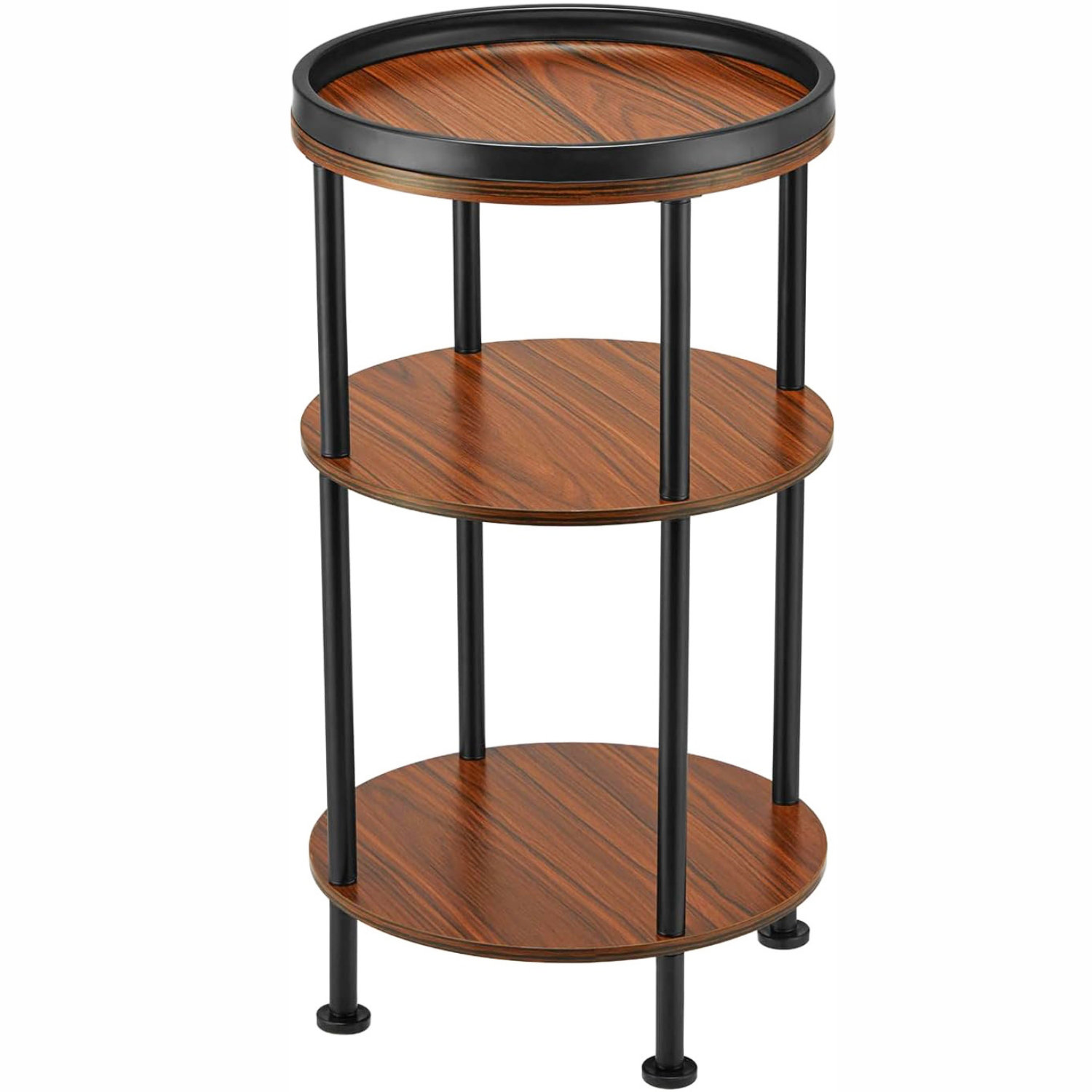 Ameriwood 3-Tier Round Accent Couch Beside Table - Wayfair Canada