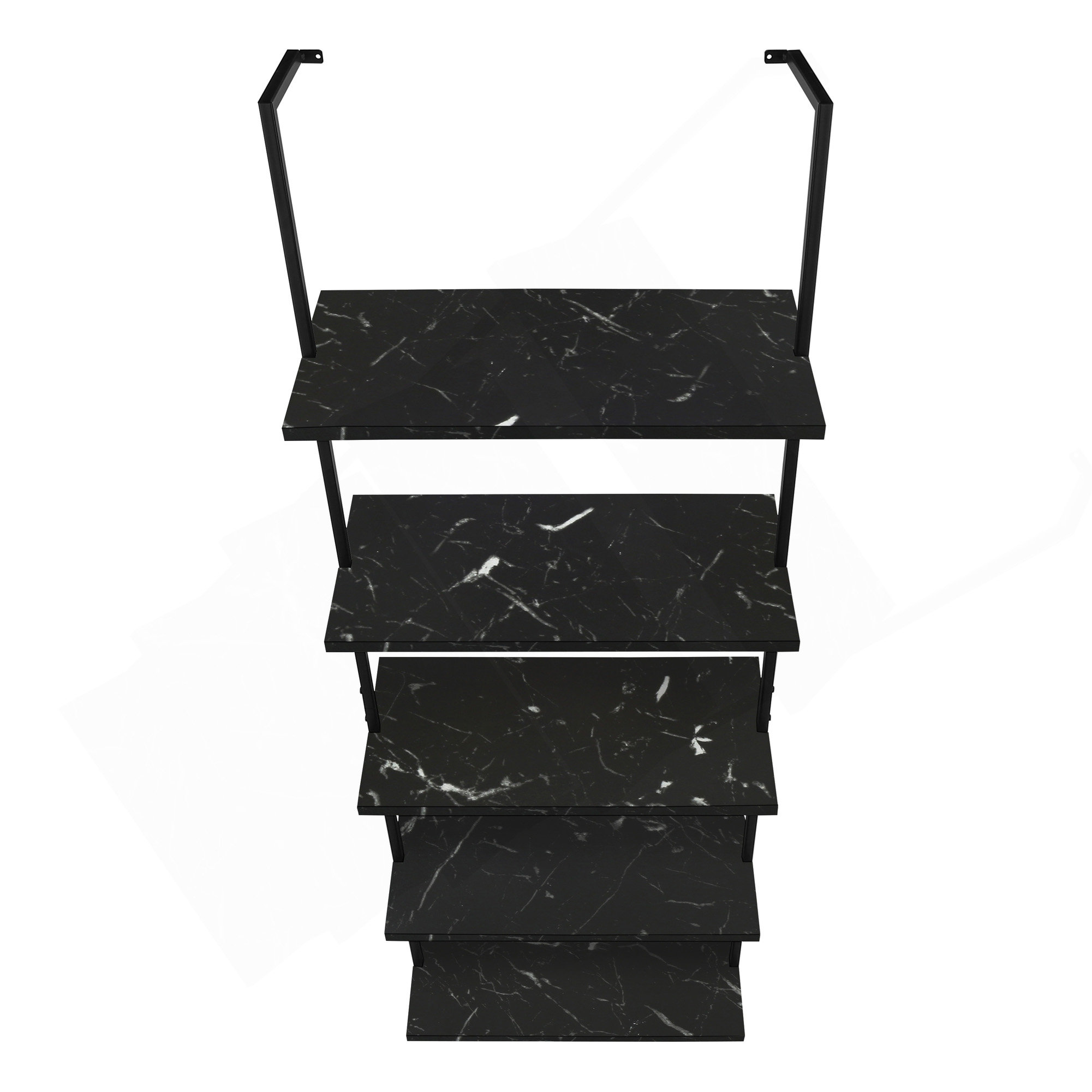 Latitude Run® Bookshelf, Bookcase, Etagere, Ladder, 5 Tier, 72"H ...