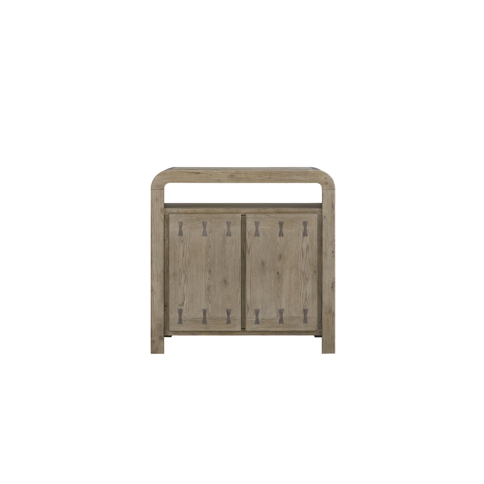 August Grove® Bar Cabinet - English Knotty Oak Veneer | Wayfair