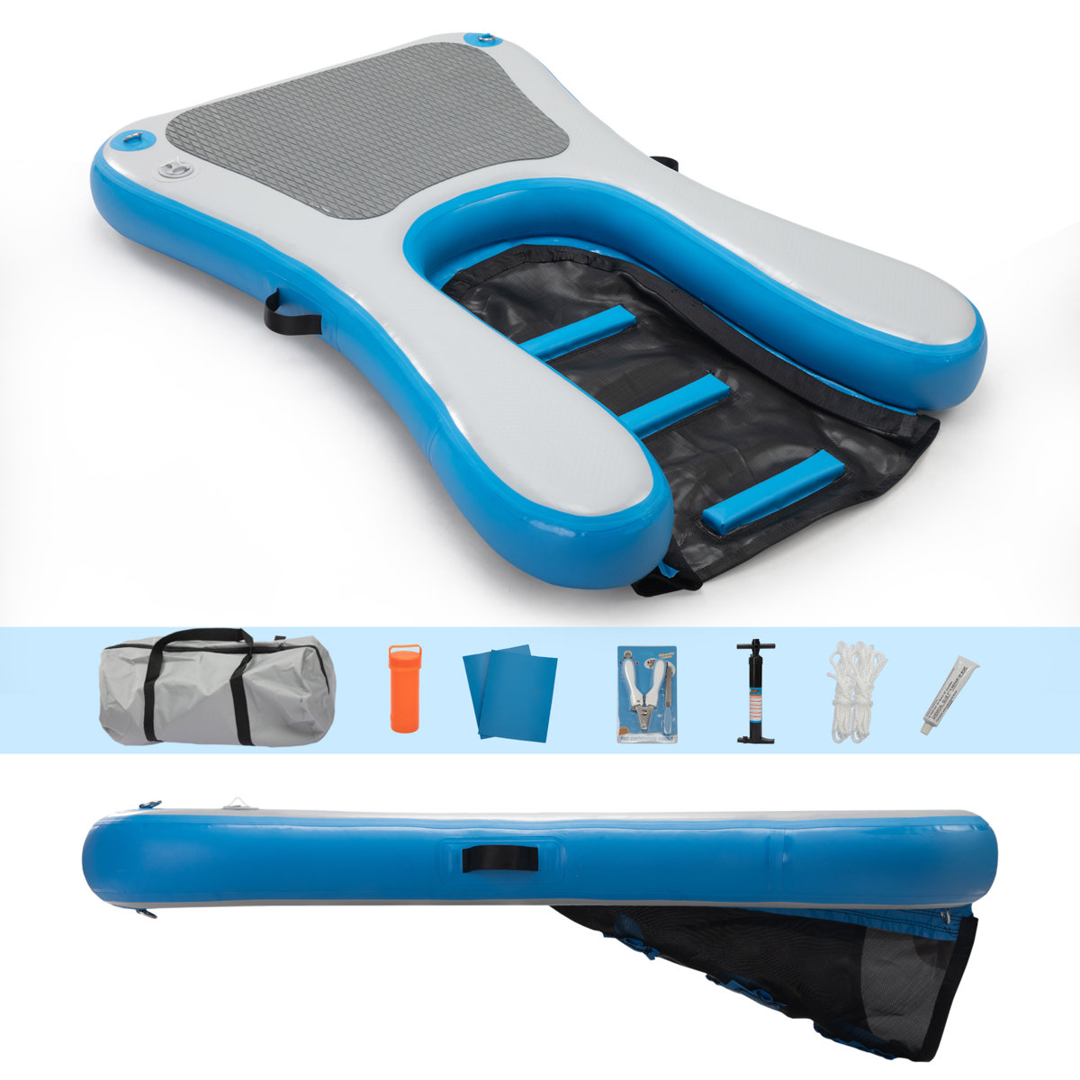 Tucker Murphy Pet™ Inflatable Floating Large Dog Water Ramp Ladder for ...