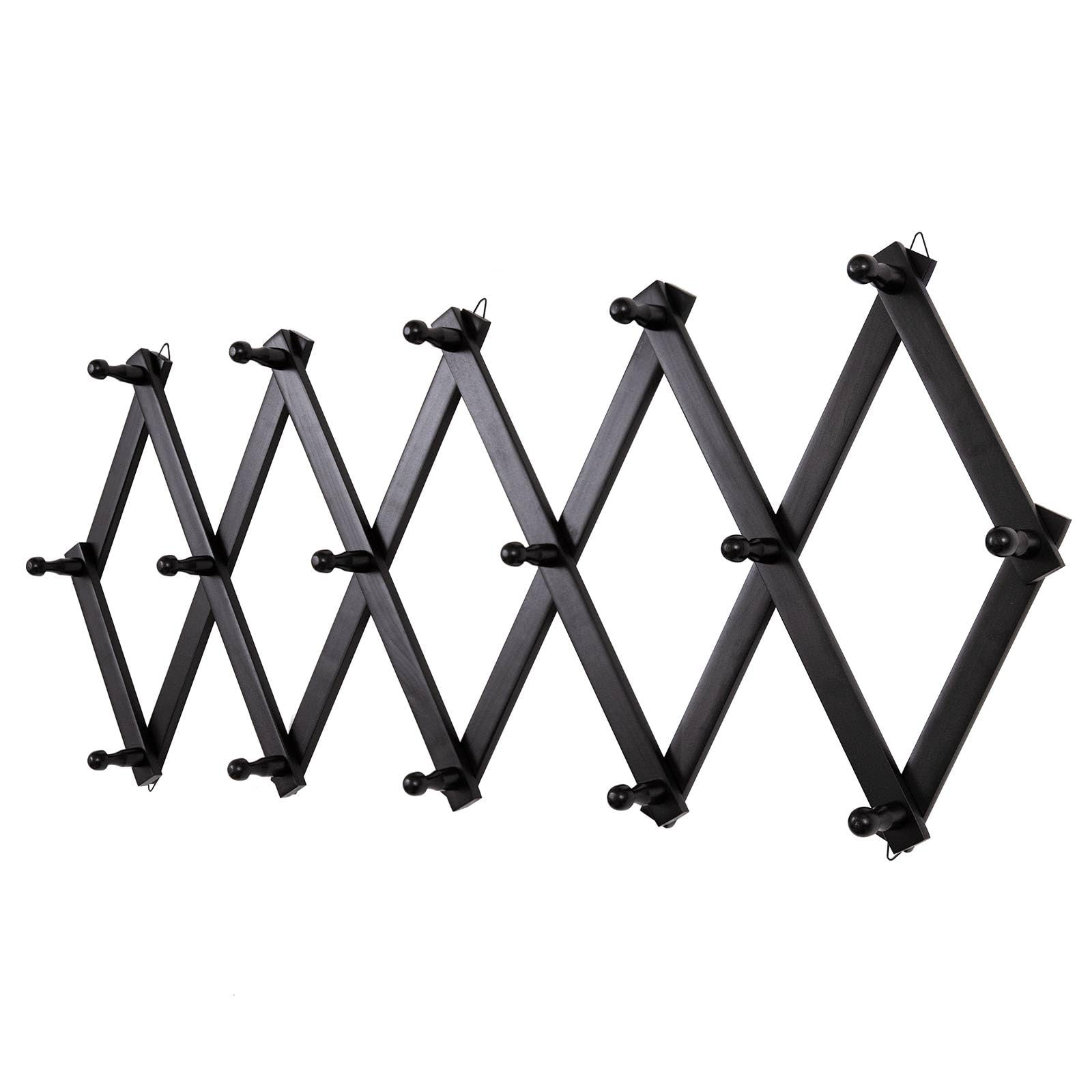Ophelia & Co. Hat Rack For Wall, Expandable Wall Hat Holder With 16 ...