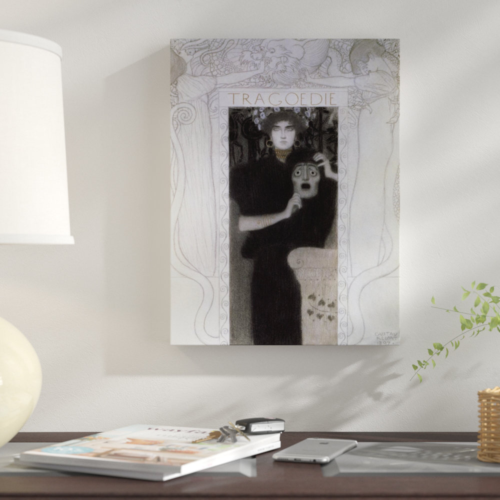 Vault W Artwork 'Tragedy 1897' by Gustav Klimt Print on Canvas ...