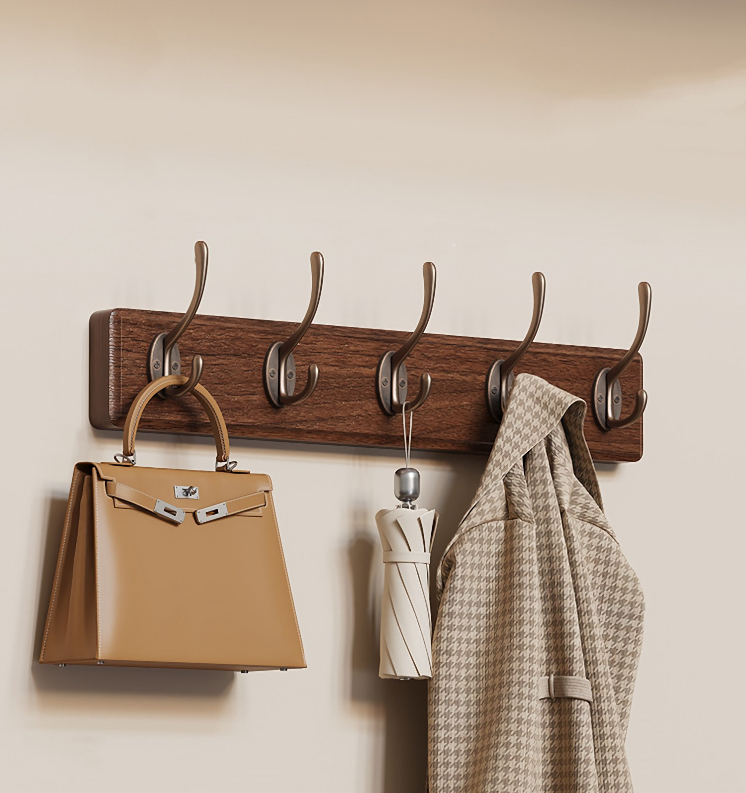 Rebrilliant Hanging Clothes Hanger On The Wall, Hanging Clothes Hook At ...