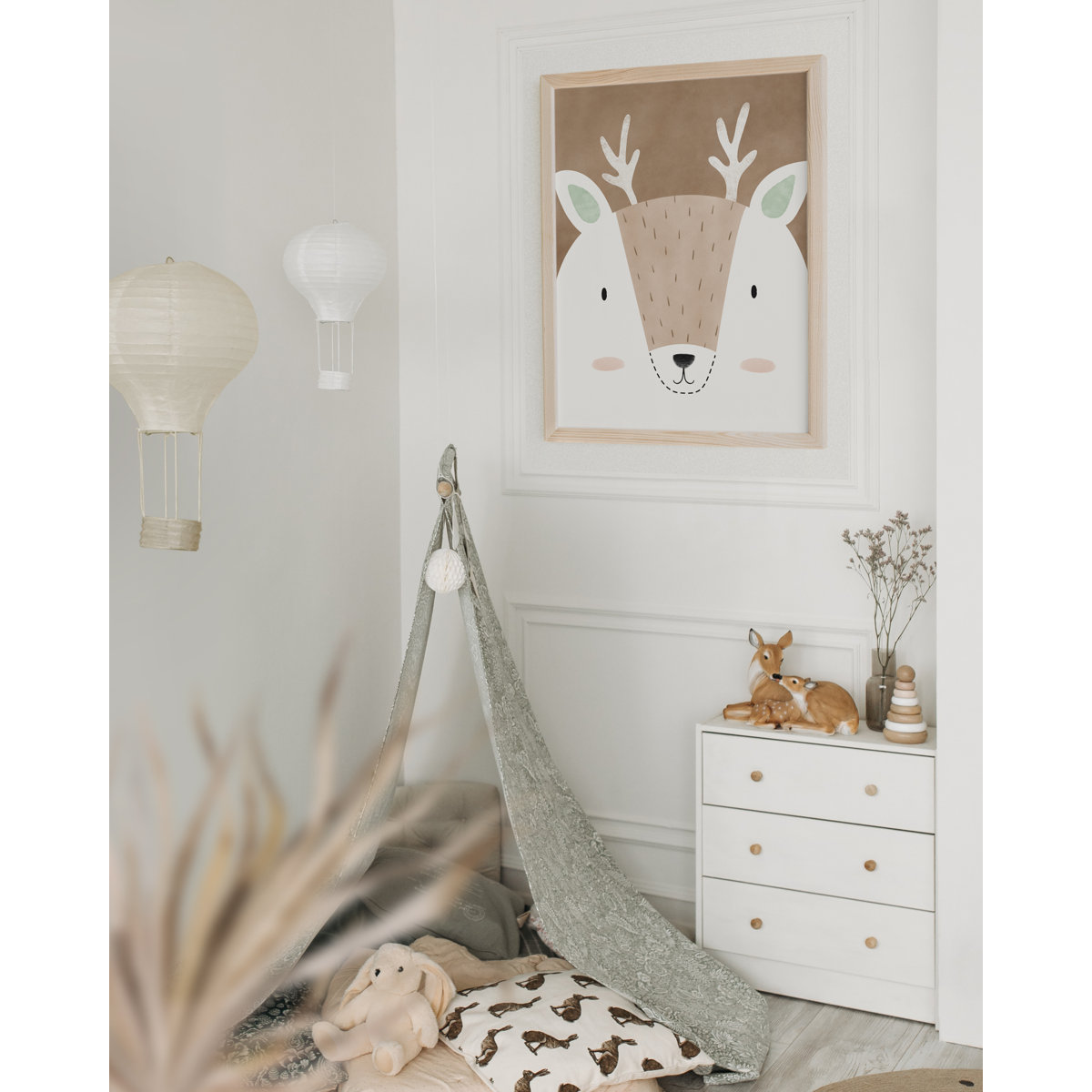 Nemo and Her Woodland Art Print Set - Unframed Prints | Wayfair