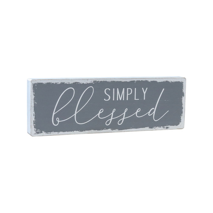 Trinx Handmade Text Wall Decor | Wayfair