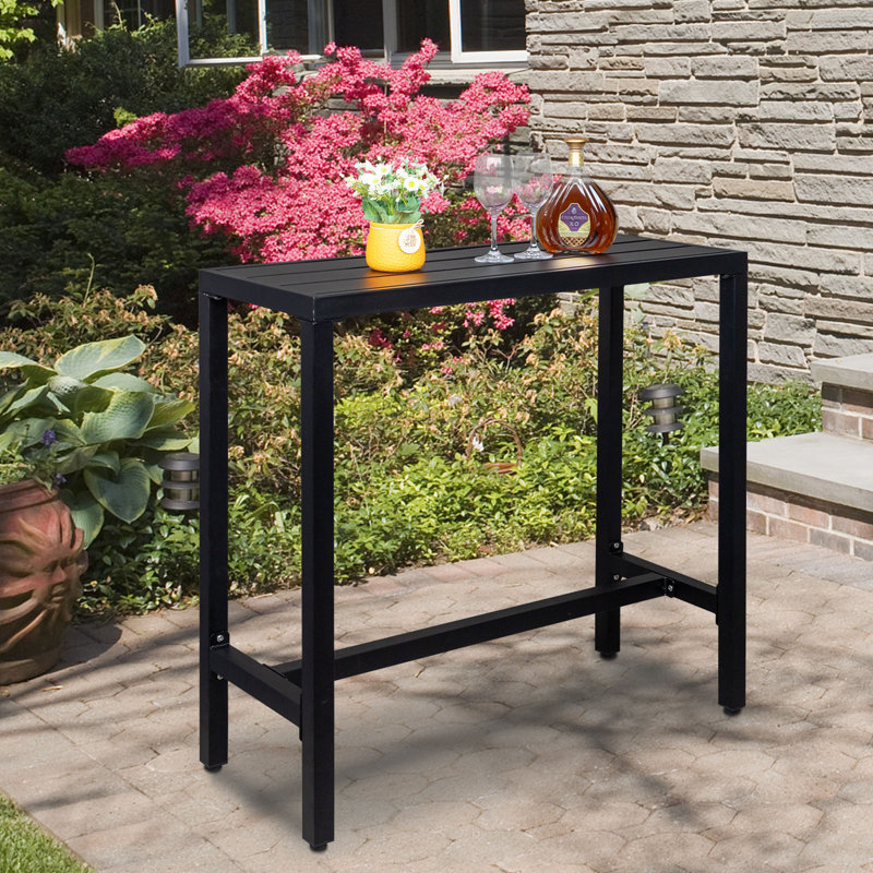 Lark Manor™ Rogin Iron Bar Table & Reviews | Wayfair