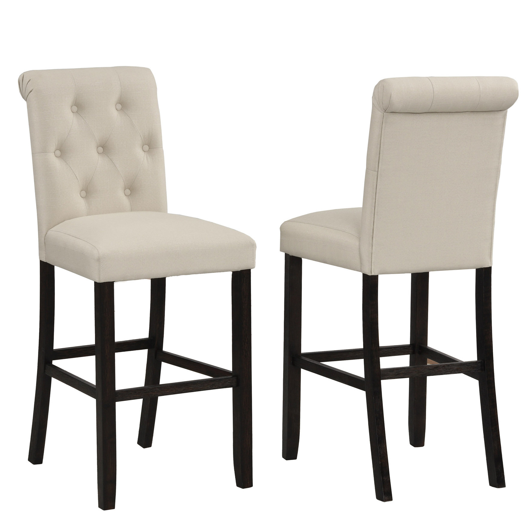 Red Barrel Studio® Upholstered , - Button Seats, 23" W X 19" D 45" H ...