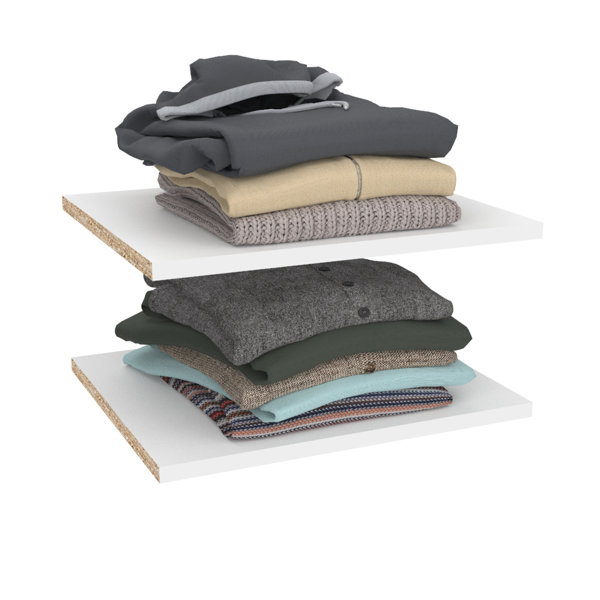 ClosetMaid Tablettes blanches Impressions pour la tour de garde-robe ...