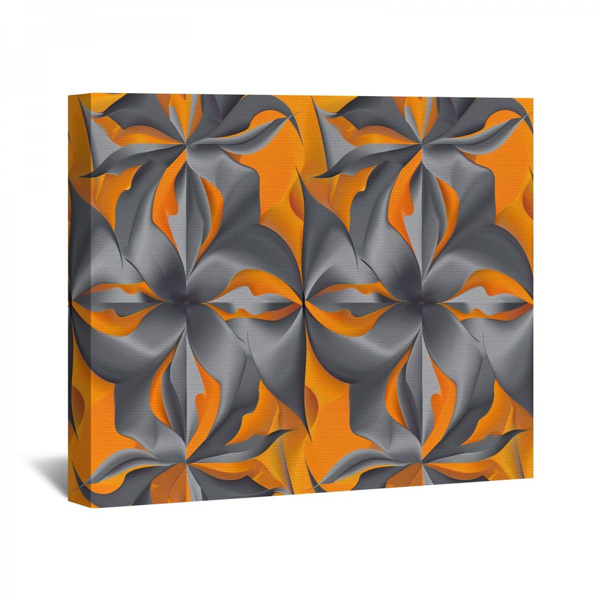 Red Barrel Studio 12336_Damask Canvas Wrap - Artwork Wall Decor ...