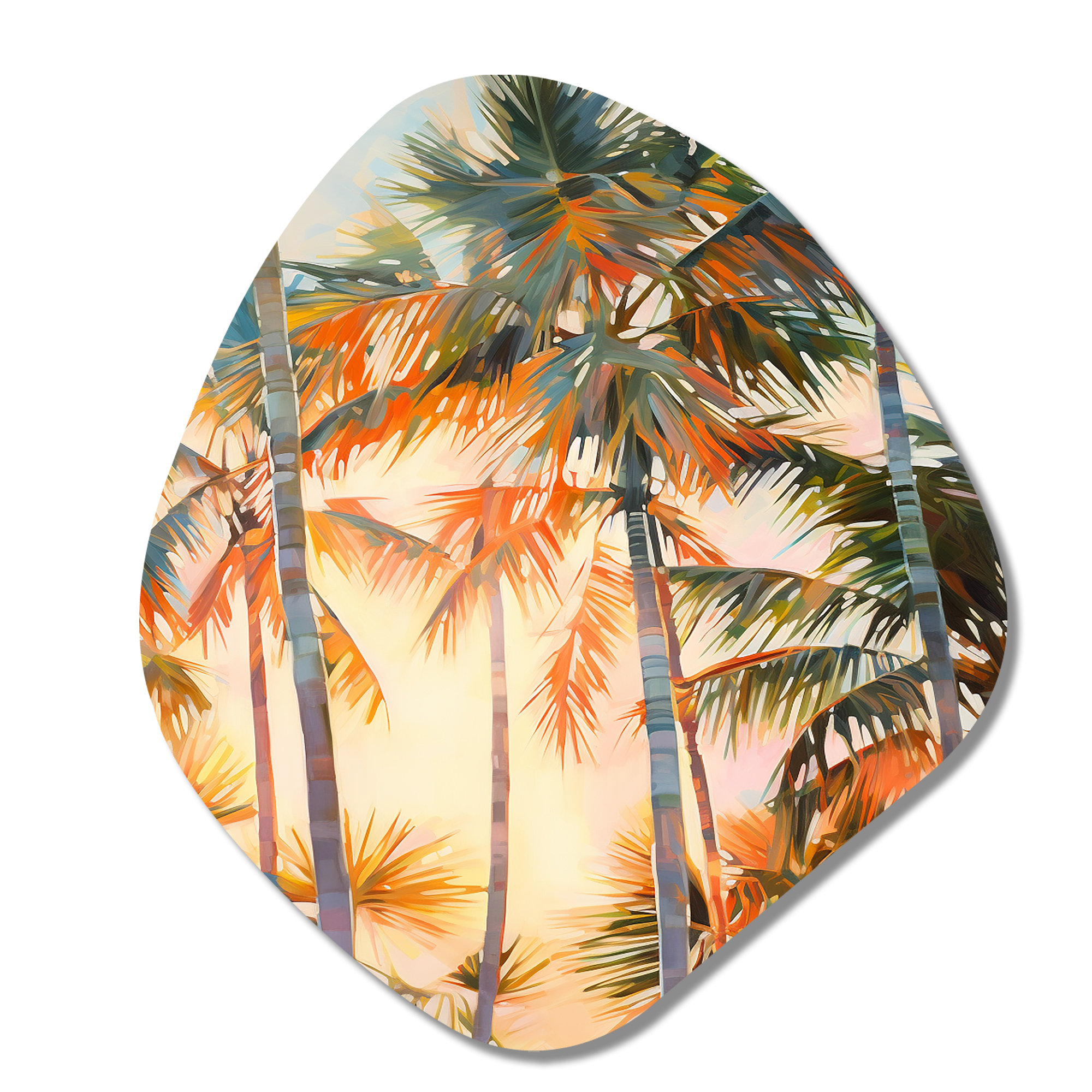 Design Art Palm Trees Romantic Impression I - Palms & Palm Trees Nebula ...