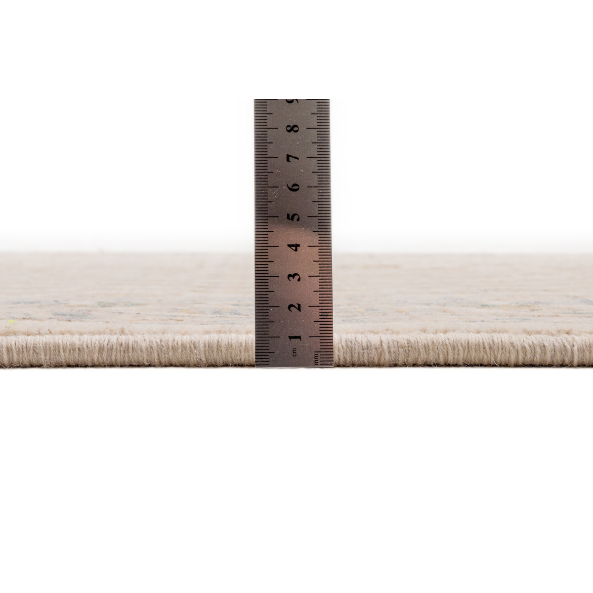 Theko Nahili Machine Woven Wool Beige Rug | Wayfair.co.uk