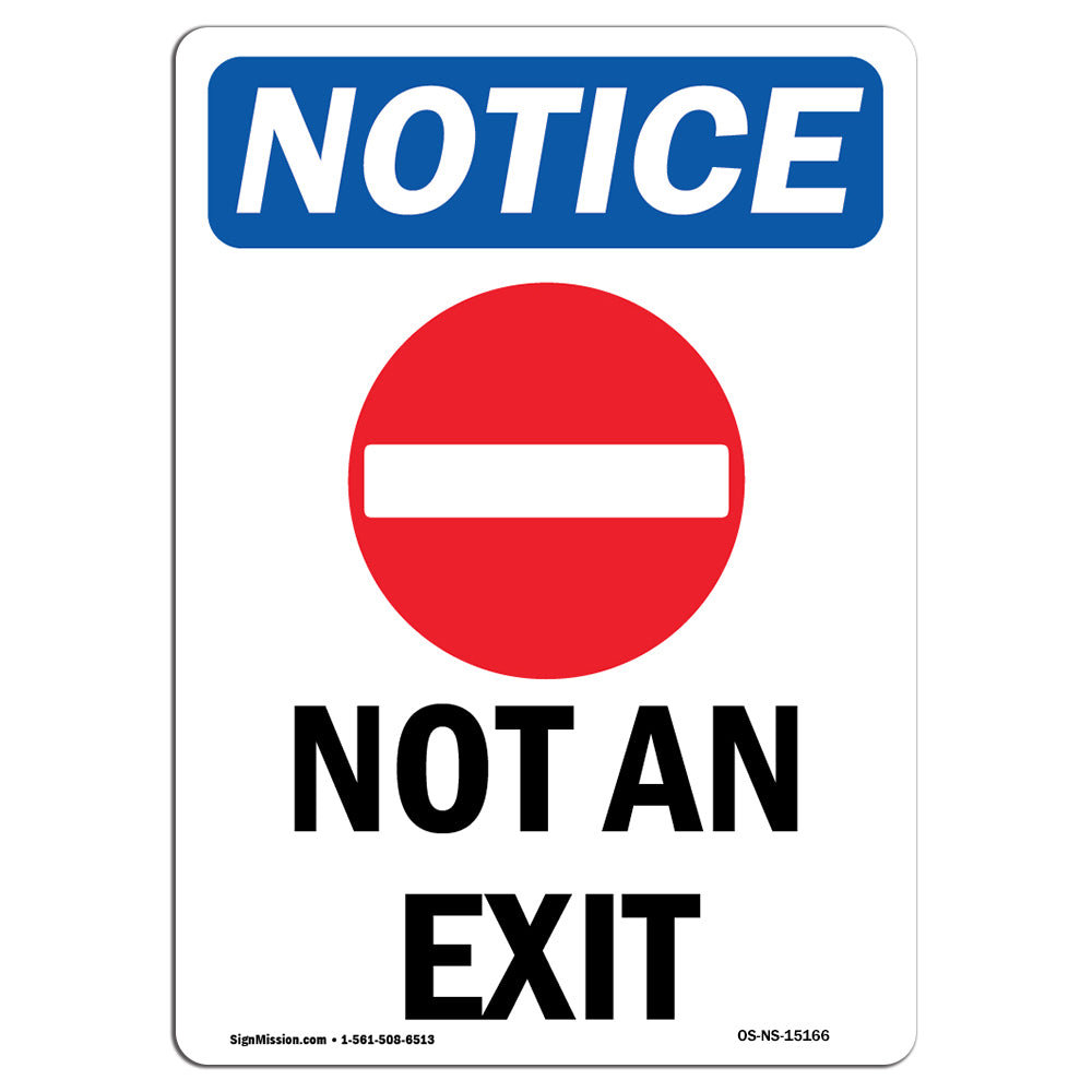 SignMission Not an Exit Sign | Wayfair