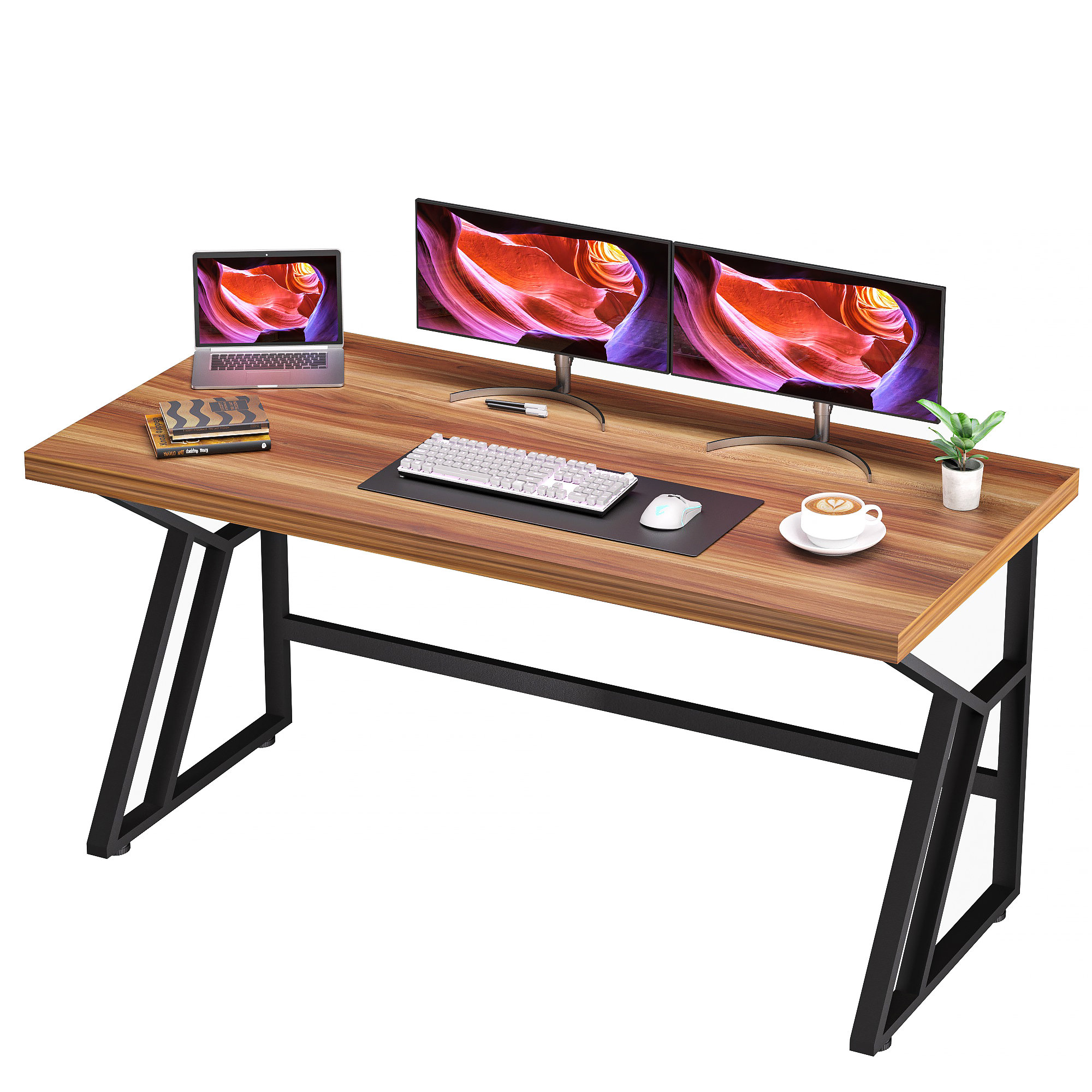 Ebern Designs Modern Computer Desk, Home Office Desks, Writing Computer ...