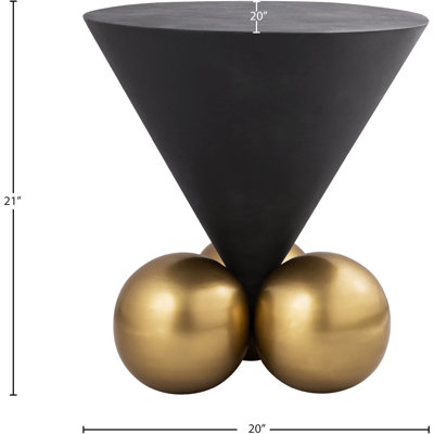 Willa Arlo Interiors Nerissa Concrete Abstract End Table & Reviews ...