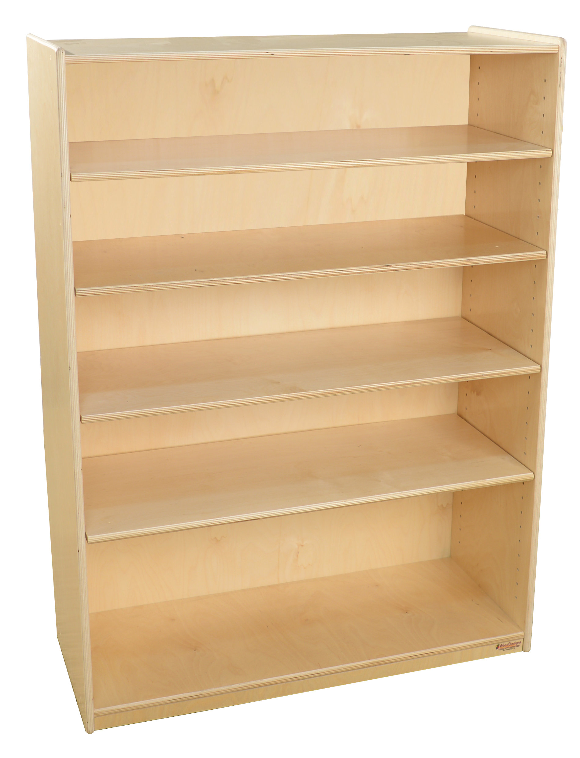 Wood Designs Bookshelf with Adjustable Shelves, 49"H | Wayfair