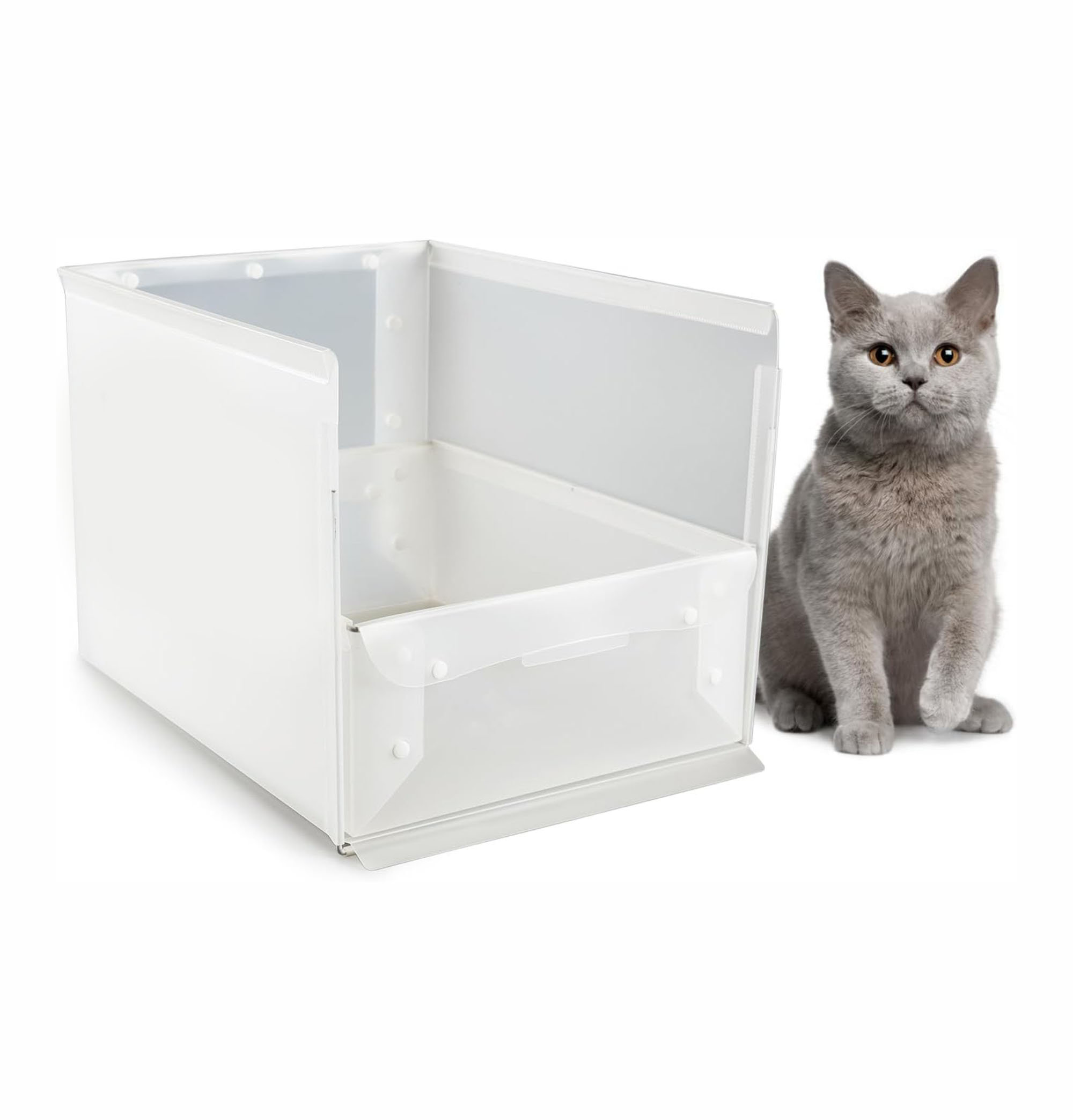 Tucker Murphy Pet™ Portable Cat Litter Box Enclosure Furniture, Travel ...