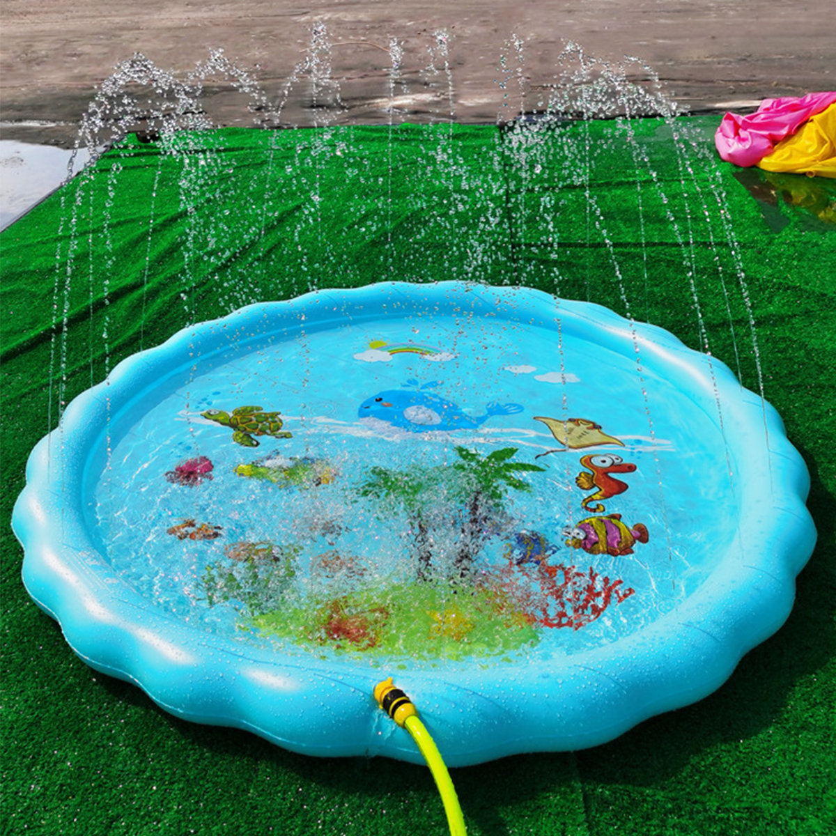 HALLOLURE Summer Playmat Outdoor Water Toys Toys & Inflatables | Wayfair